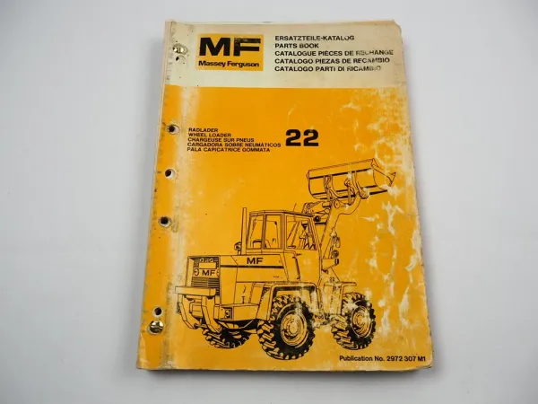 Massey Ferguson MF22 Hanomag B6 Radlader Ersatzteilliste ...