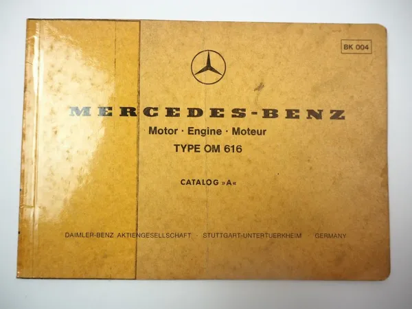 Mercedes Om 616 Handbuch
